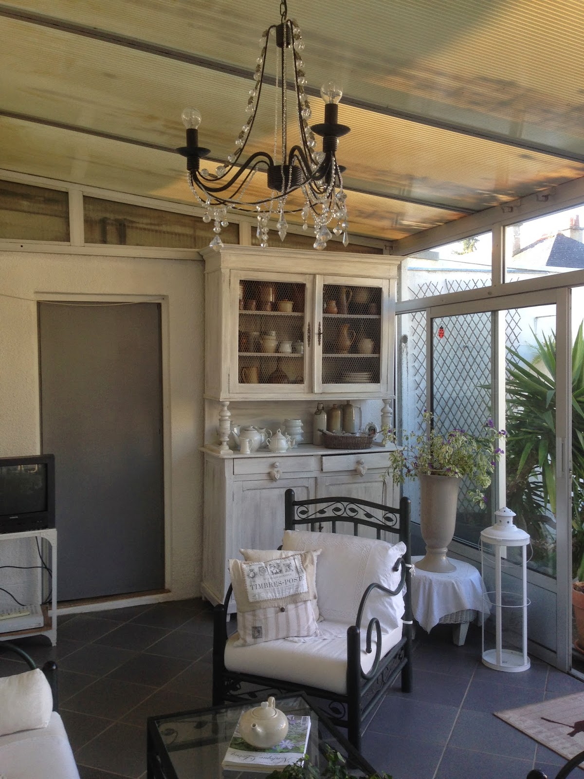 Shabby Eve: AMENAGEMENT VERANDA CREATION SHABBY CHIC