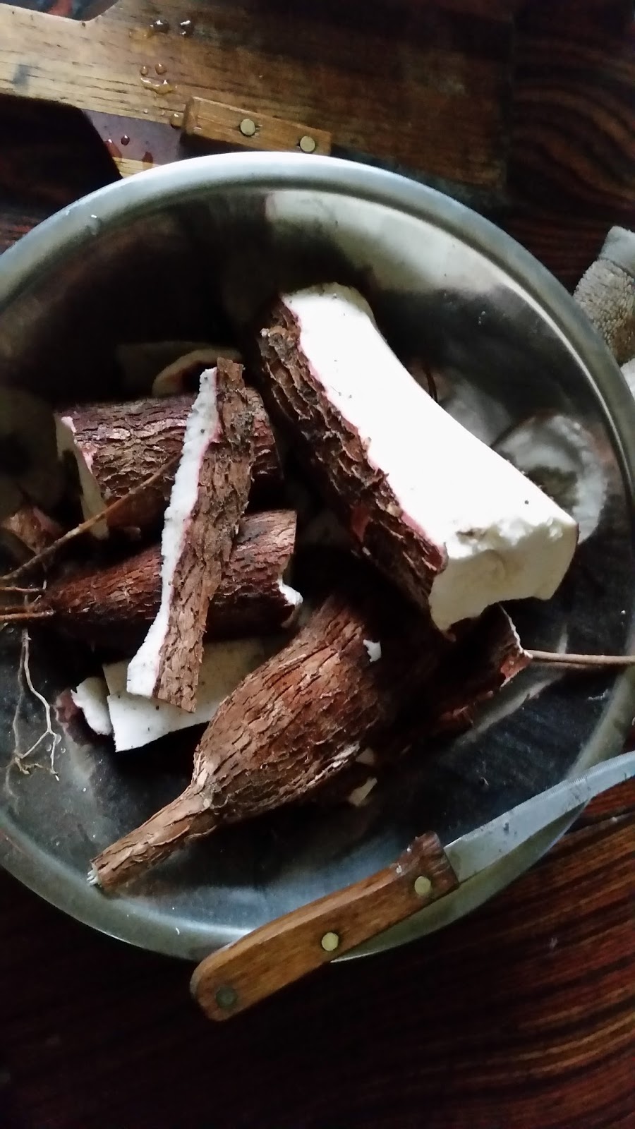 Toadstools and Fairy Rings: Soaking/Fermenting Cassava