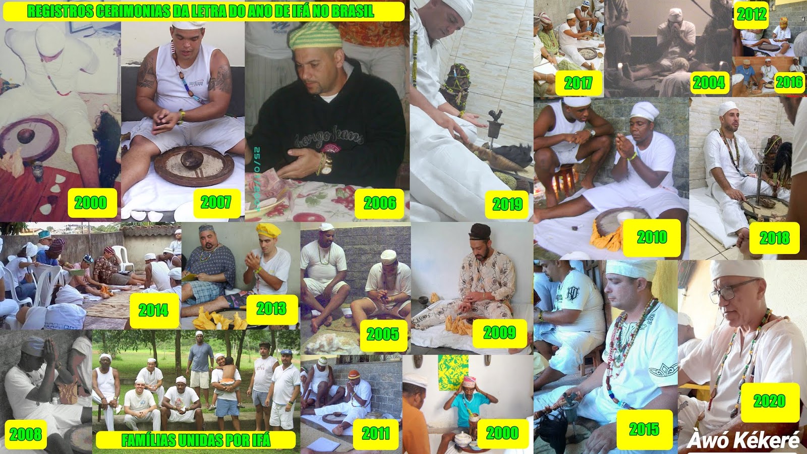 ÈGBÉ IFÁORÍ DE IFÁ NO BRASIL: HISTÓRICO DAS LETRAS DO ANO DE IFÁ NO BRASIL