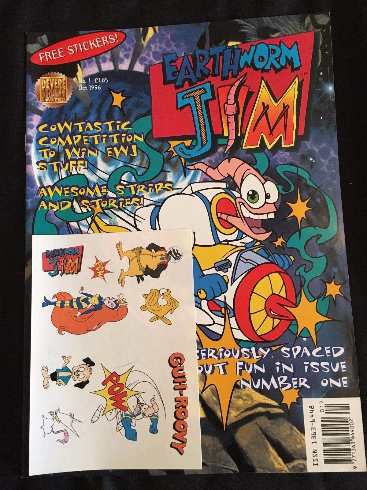 Boys Adventure Comics: UPDATED: Earthworm Jim comic