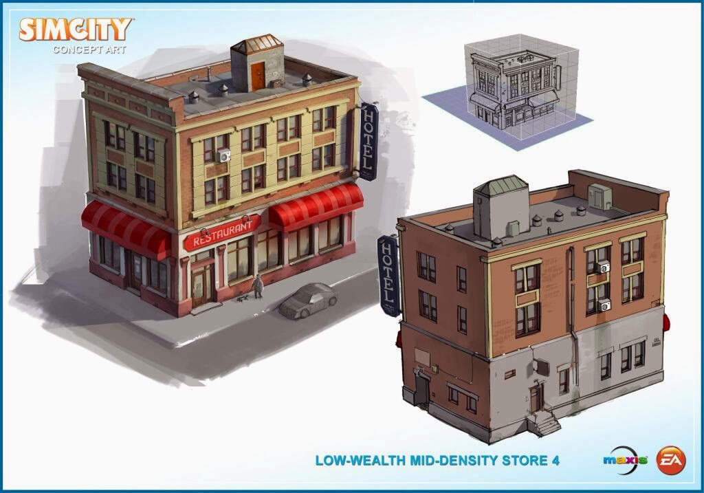 The Sim City Planning Guide: SimCity Conceptual Art
