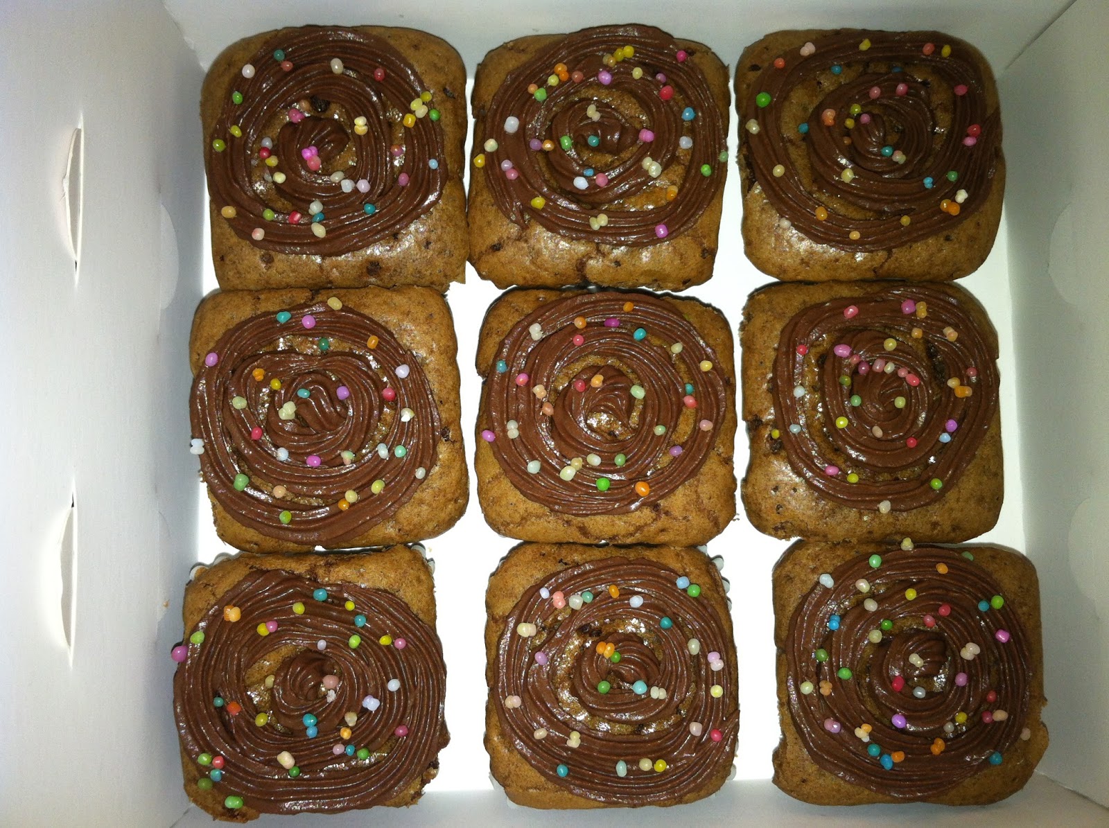 De Todo Variado: Mini Brownies Decorados