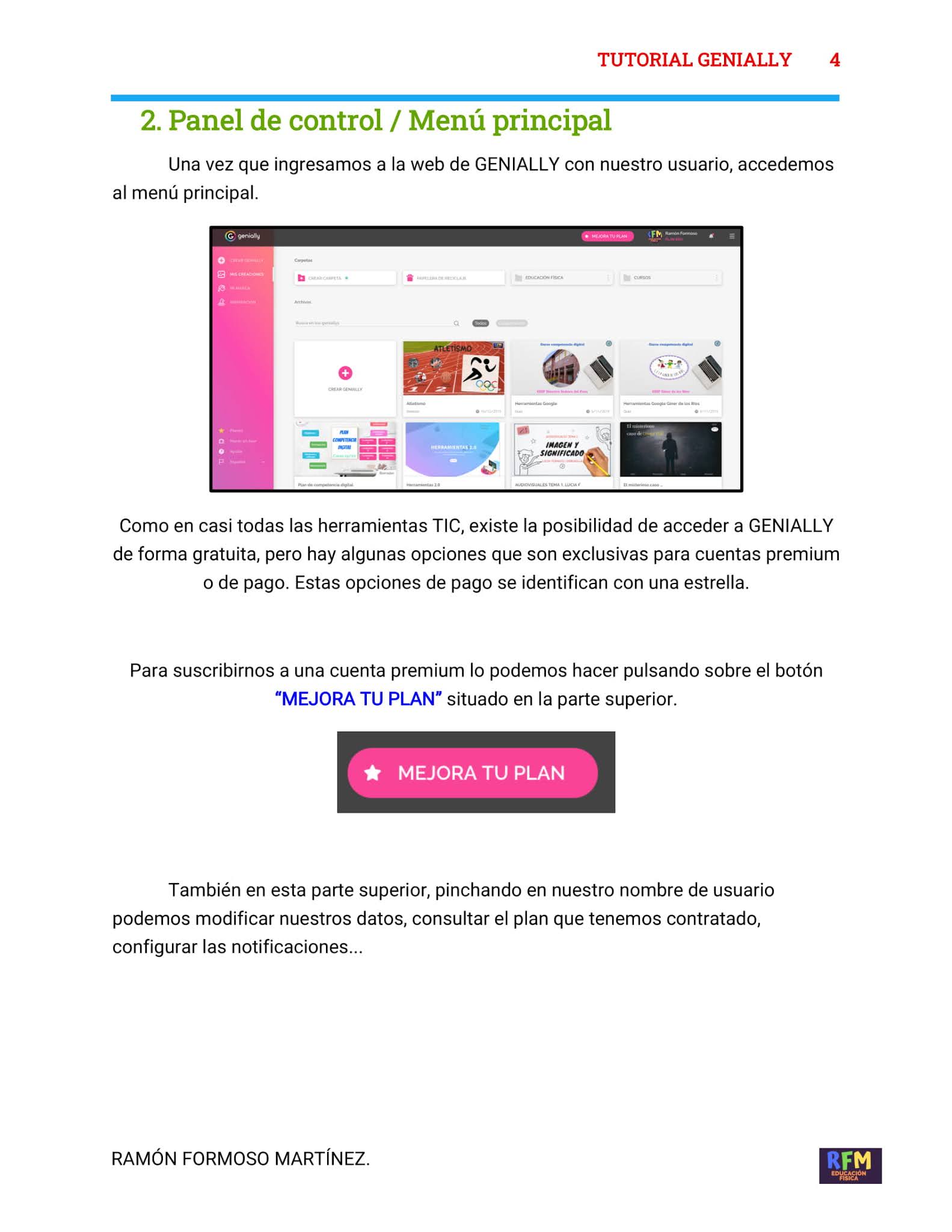 Educación y Tecnología: TUTORIAL DE LA PLATAFORMA GENIALLY