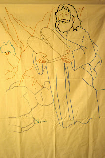 Bible Class Creations: Moses Face Glows