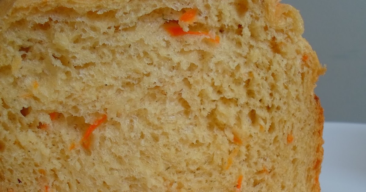 Happier Than A Pig In Mud: Carrot Onion Dill Bread-Bread Machine or Oven