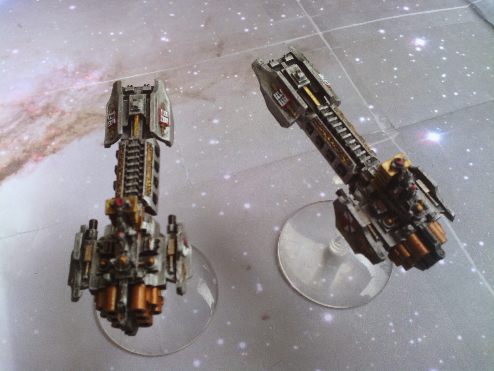 Warhammer 40k Miniatures in Guatemala: Grey knight strike cruisers BFG