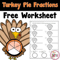 Turkey Pie Fractions and a FREEBIE | Teacher's Take-Out