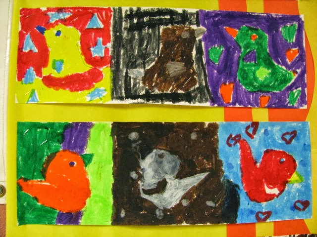 One Happy Art Teacher: Color Review Birds