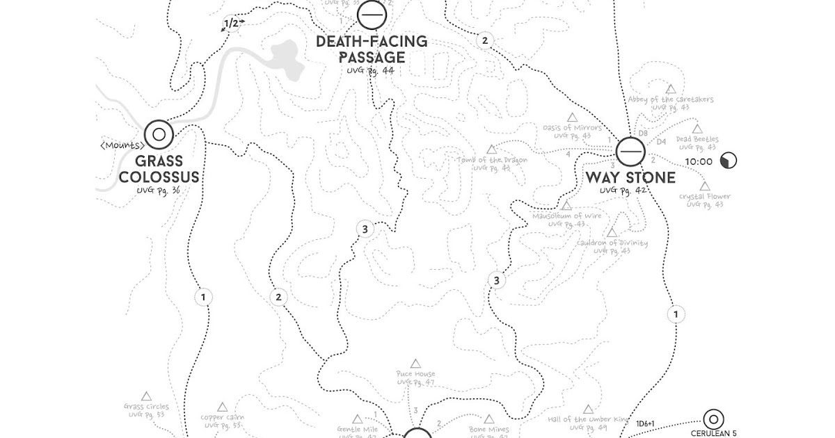 Coins and Scrolls: OSR: Ultraviolet Grasslands GM-Facing Maps