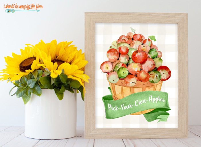 Fall Apple Orchard Printables | i should be mopping the floor