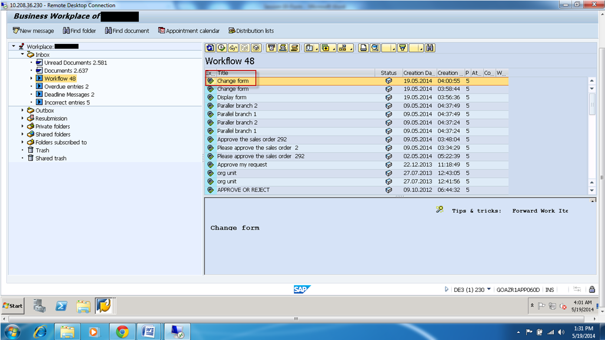 An Sap Consultant Sap Workflow Form Step