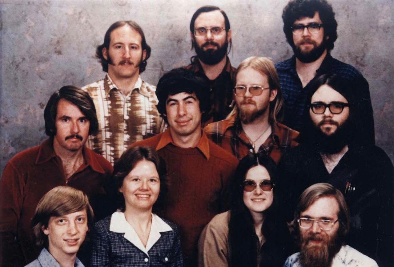 Iconic Staff Portrait From Microsoft's Early Days, Albuquerque ...