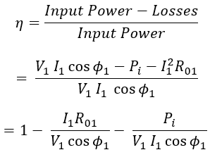 Efficiency of Transformer & Maximum Efficiency Condition