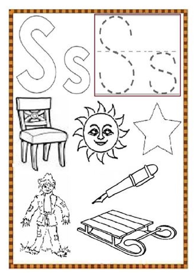 EDUCATIA CONTEAZA : PLANSE CU LITERE - DE COLORAT