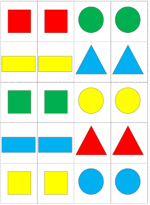 MEMORAMAS DE FIGURAS GEOMETRICAS