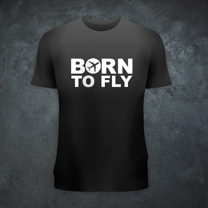 Aircraft Nerds Born To Fly Unisex T-shirt