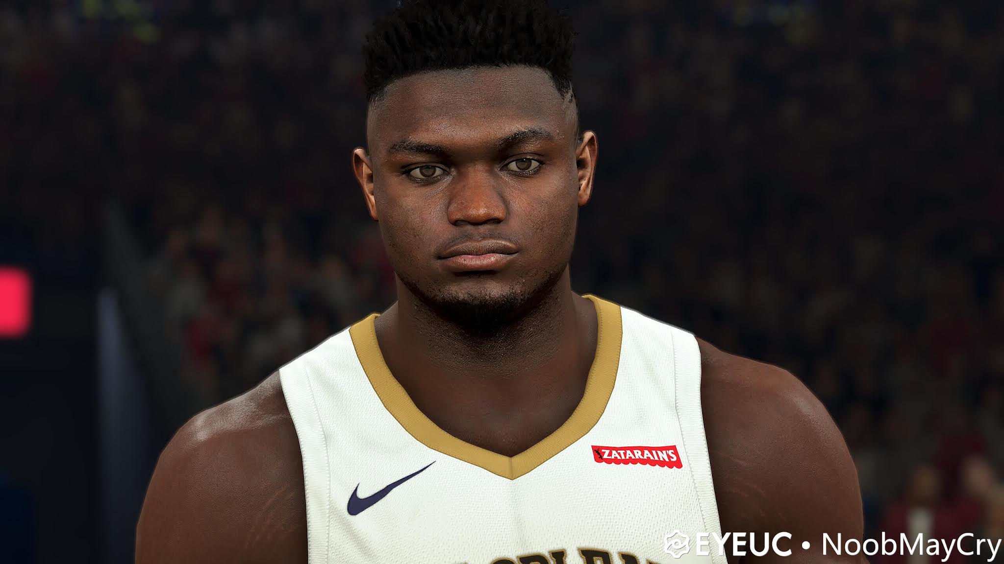 Zion Williamson Cyberface and Body Model By NoobMaycry [FOR 2K21]