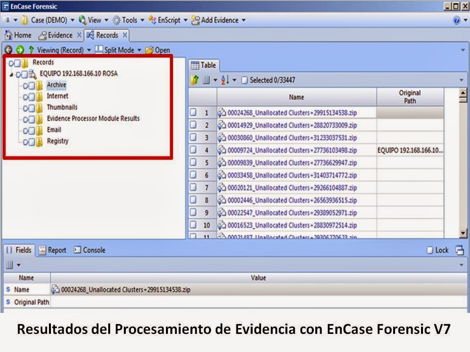 Recorriendo los Caminos de EnCase: Transición de EnCase Forensic V6 a ...