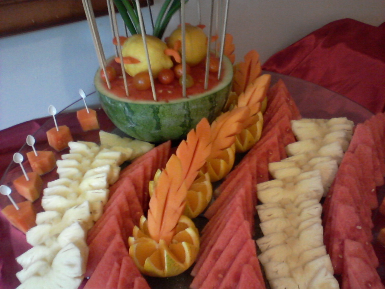 Chef Zairi Zaidi: MY Assingment ( Fruits Carving & Buffet Set Up - Plan ...