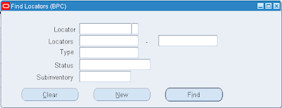 Oracle Inventory: Defining Locators « Learn Oracle