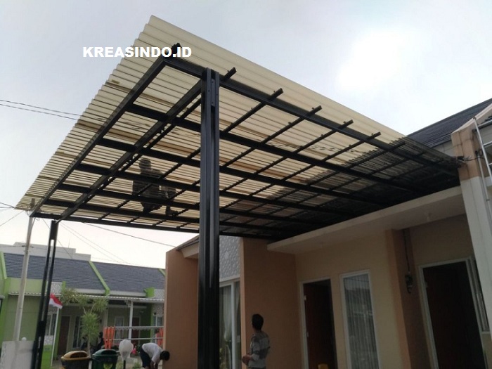 Mau Buat Kanopi Baja Ringan? Ini 4 Model Lebih Atapnya buat Referensi