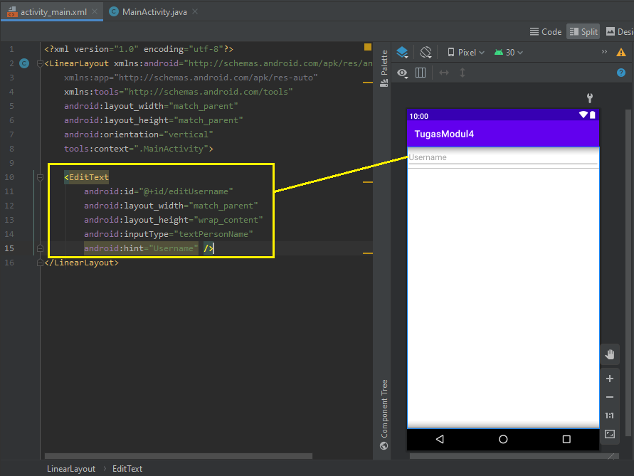 Tutorial Membuat Layout App Registrasi Dari Beberapa Komponen User ...