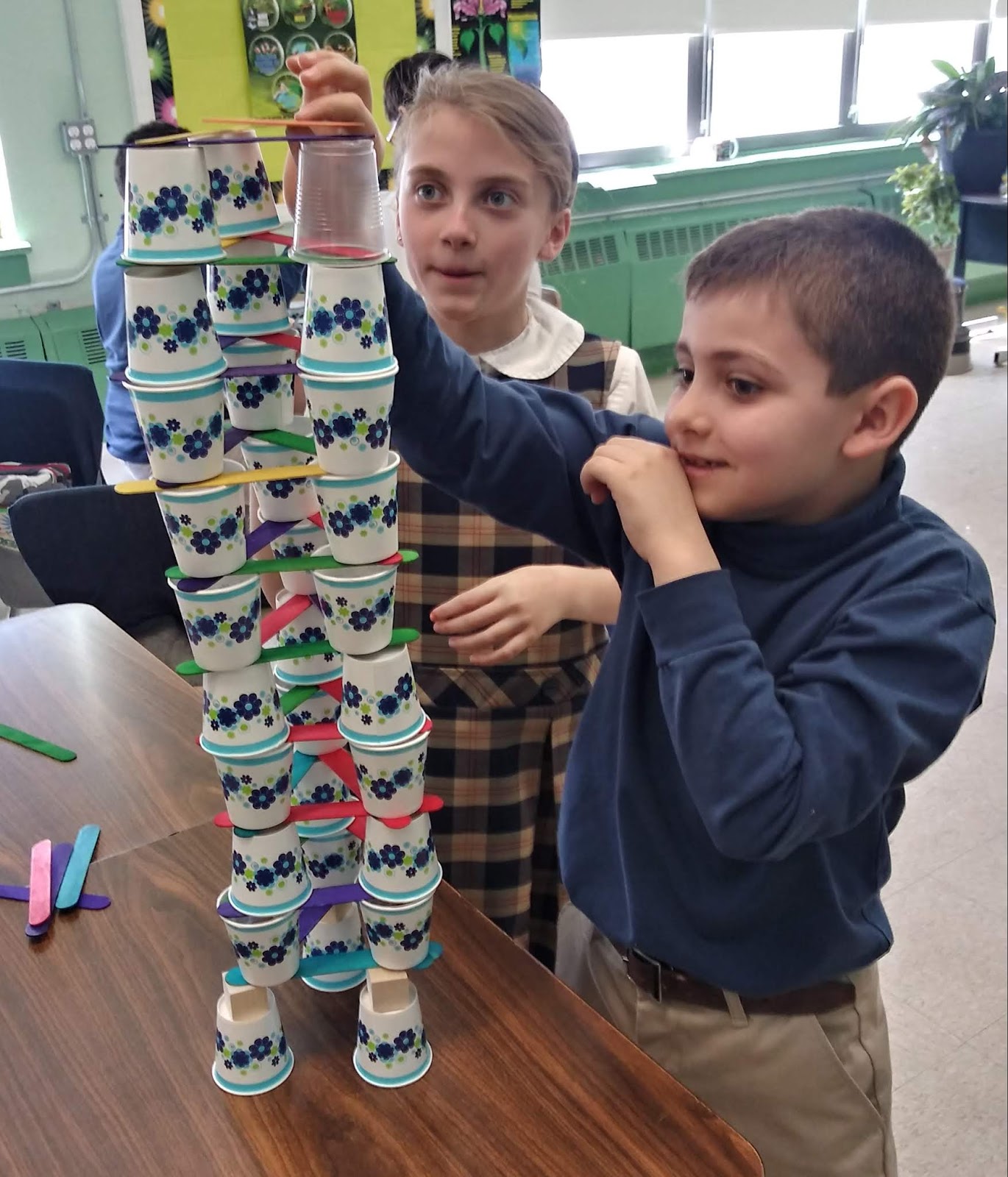 Terrific Third Graders: Cup Tower Challenge
