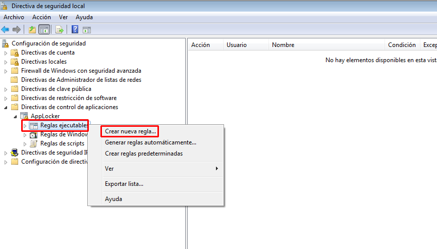 1gb de información: Toma de contacto con AppLocker