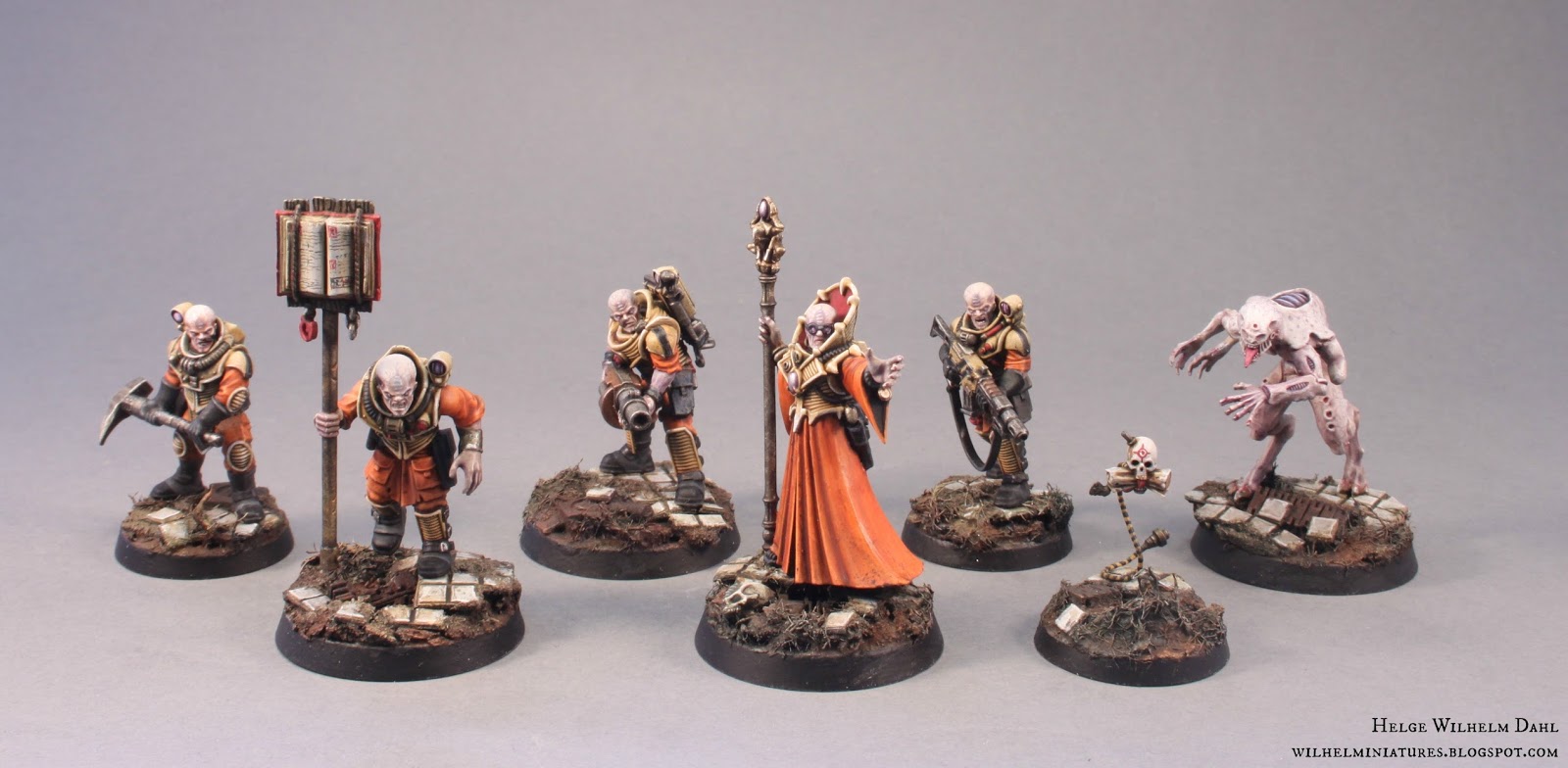 WilhelMiniatures: Genestealer Cult 4th Generation Hybrids