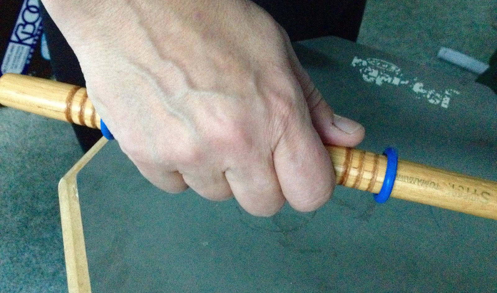 drumlove: Simpson "Tomahawk" Training sticks, 1960s