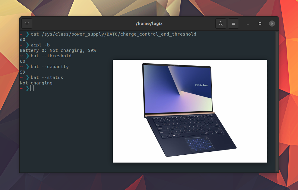 Easily Set Charging Thresholds For ASUS Laptops On Linux Using bat ...