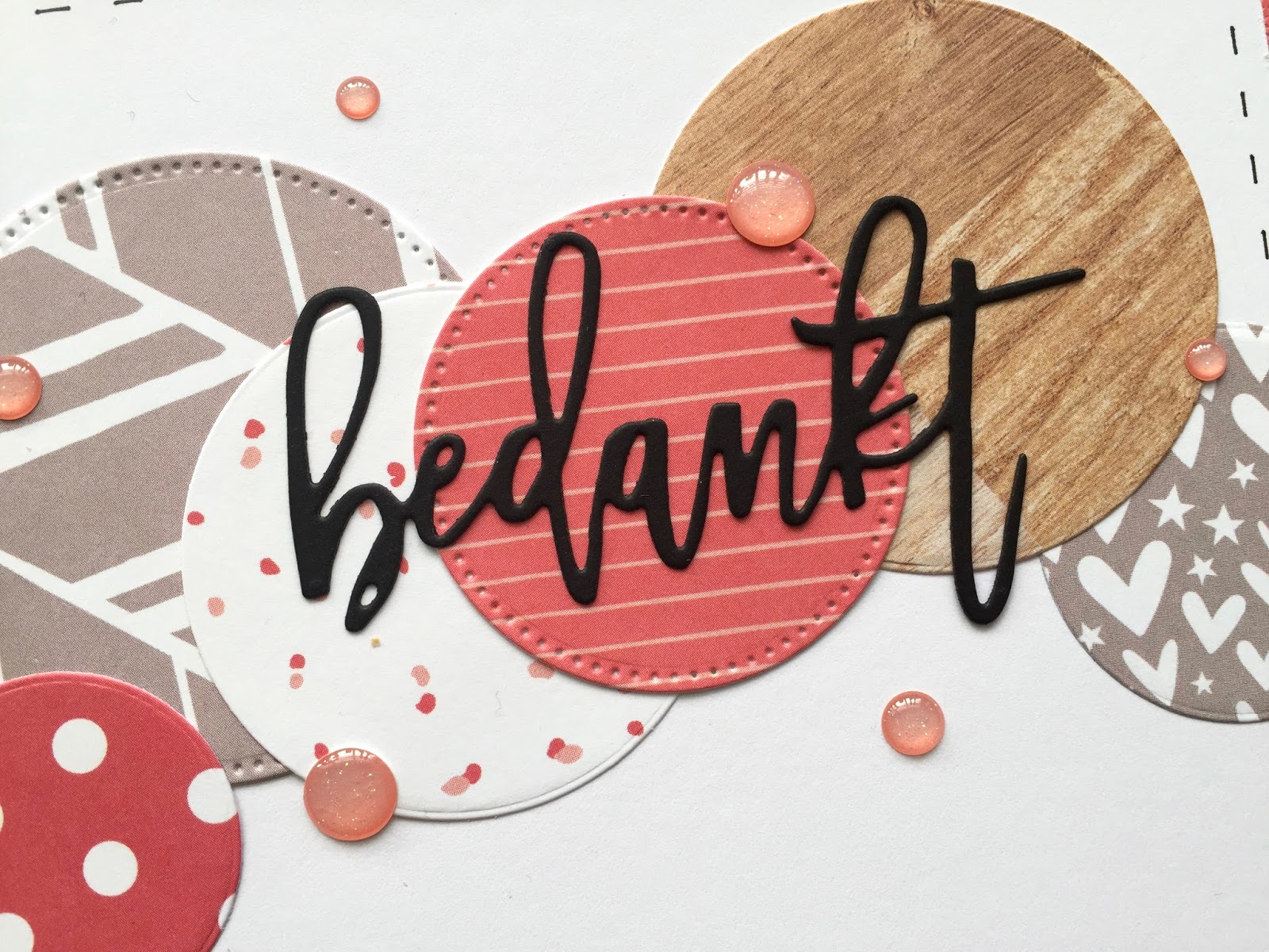 LindaCrea: Bedankt - Set van 2 Kaarten