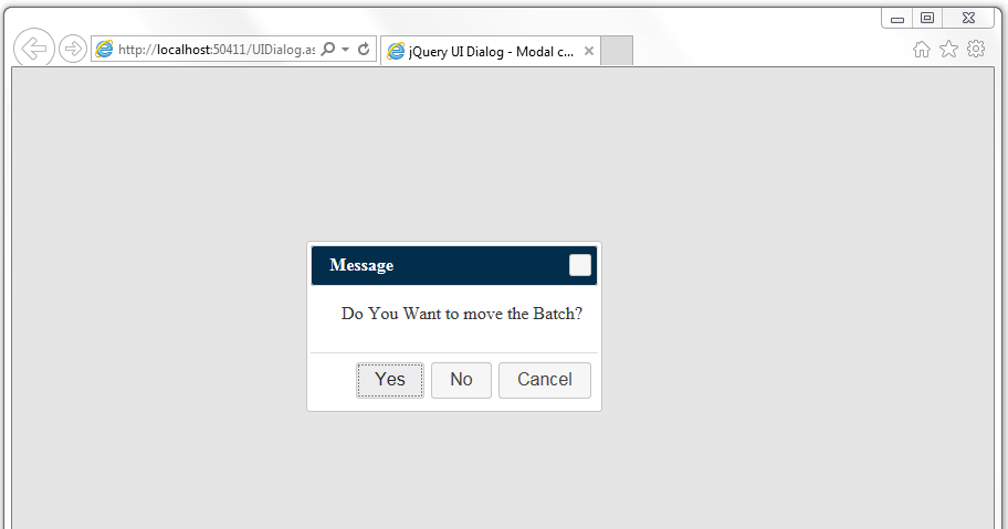 How to Create Custom DialogBox using JQuery How to Create Custom DialogBox using JQuery