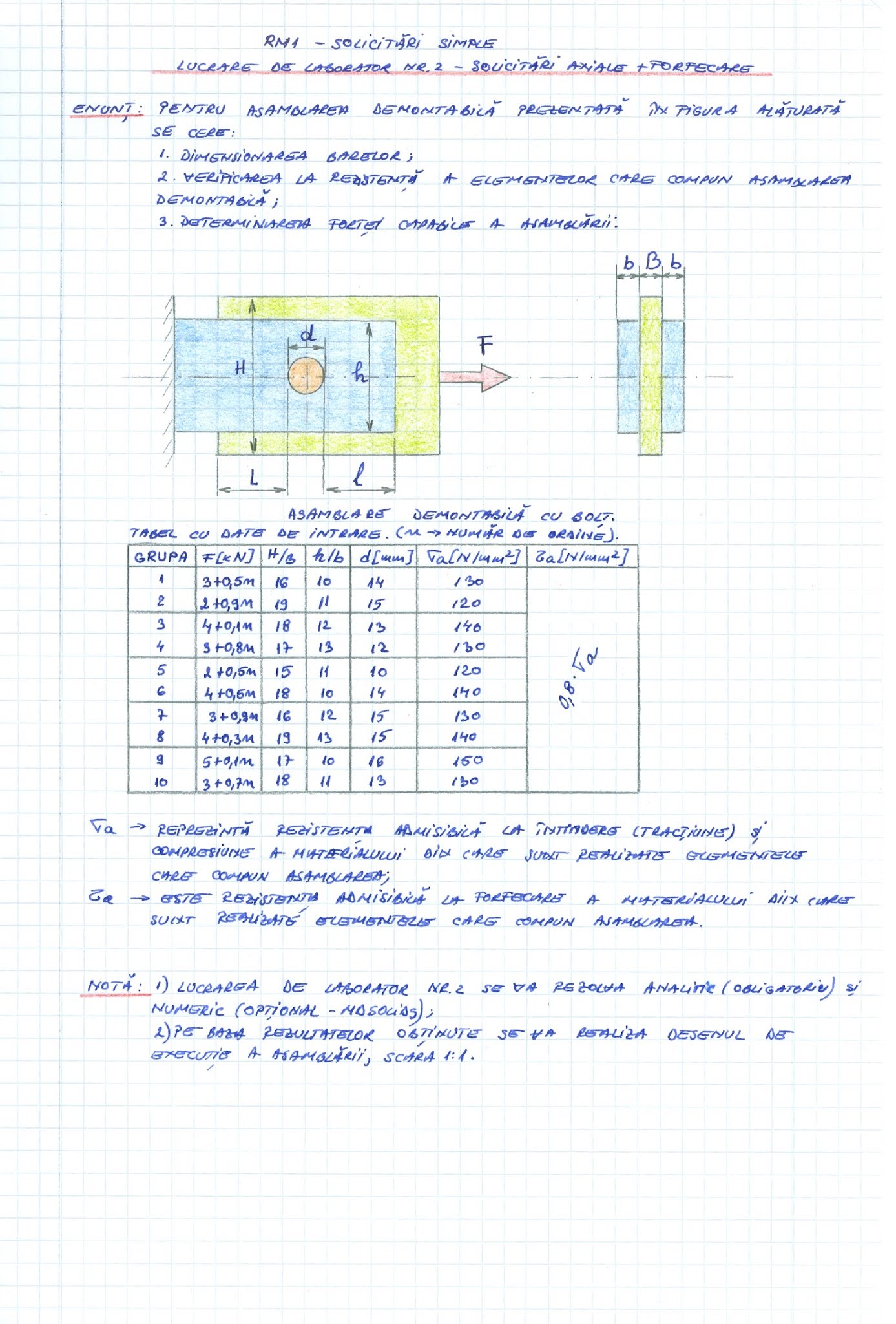 Rezistenta Materialelor - Mechanics of Materials - Résistance des Matériaux