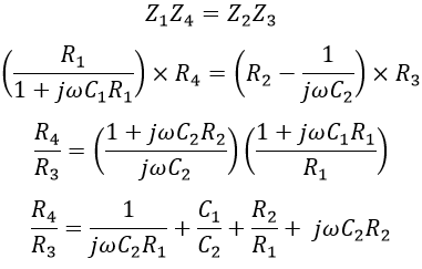 Wien's Bridge - Circuit Construction, Derivation & Applications