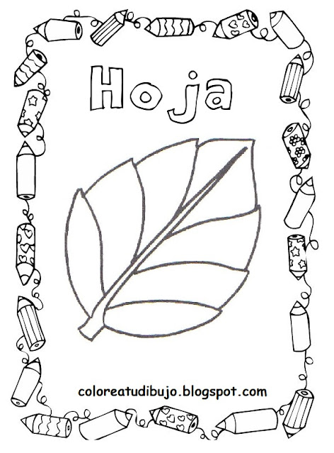 Hoja para colorear - COLOREA TUS DIBUJOS