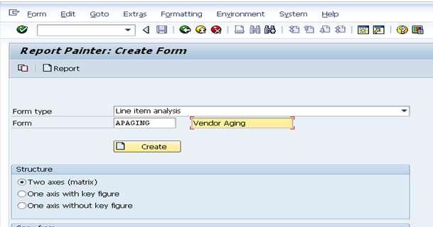 SAP FICO Central: Vendor Aging Analysis Through SAP Report Painter