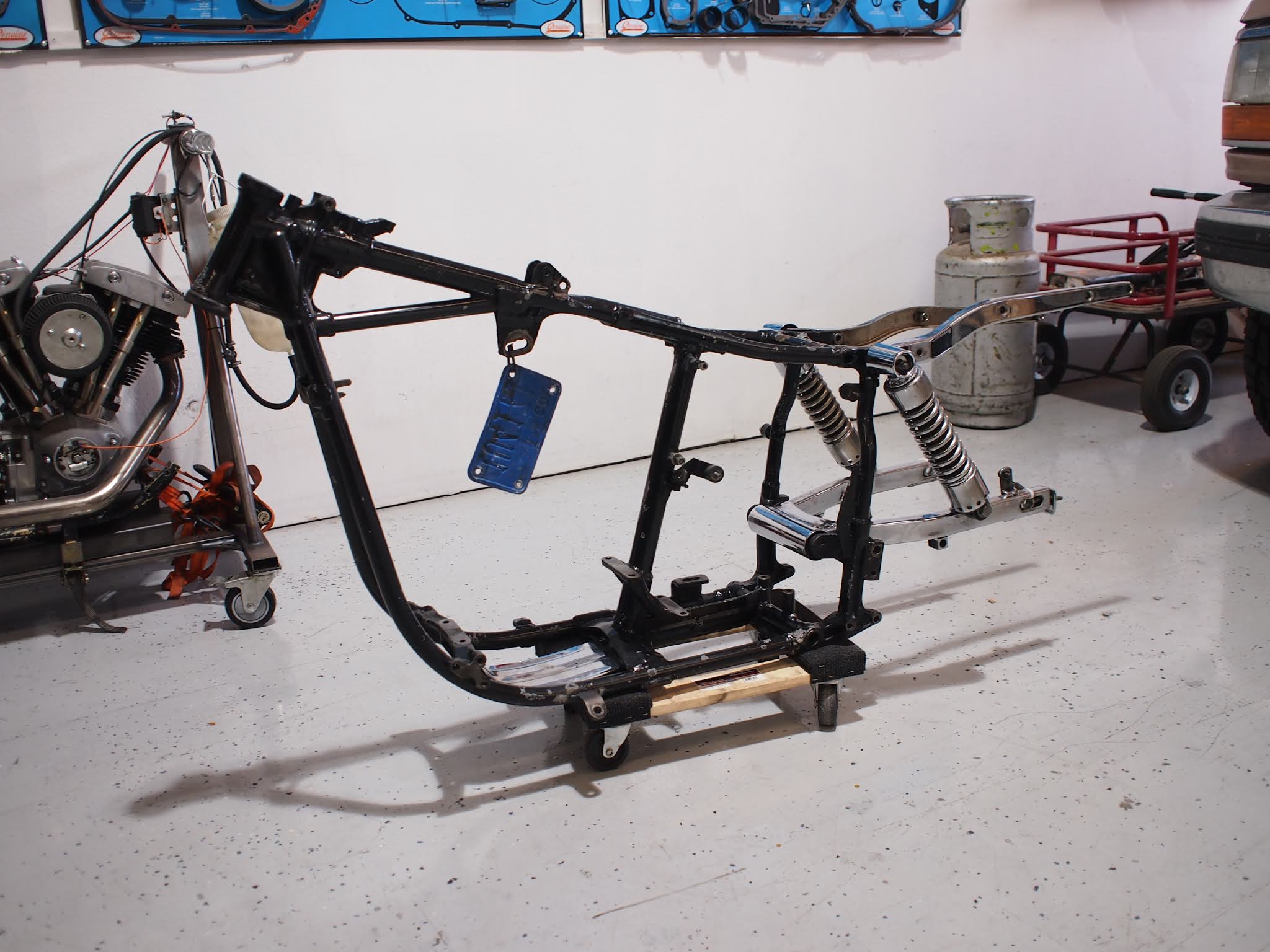 South Bay Street Machines: 1974 Shovelhead Titled Frame