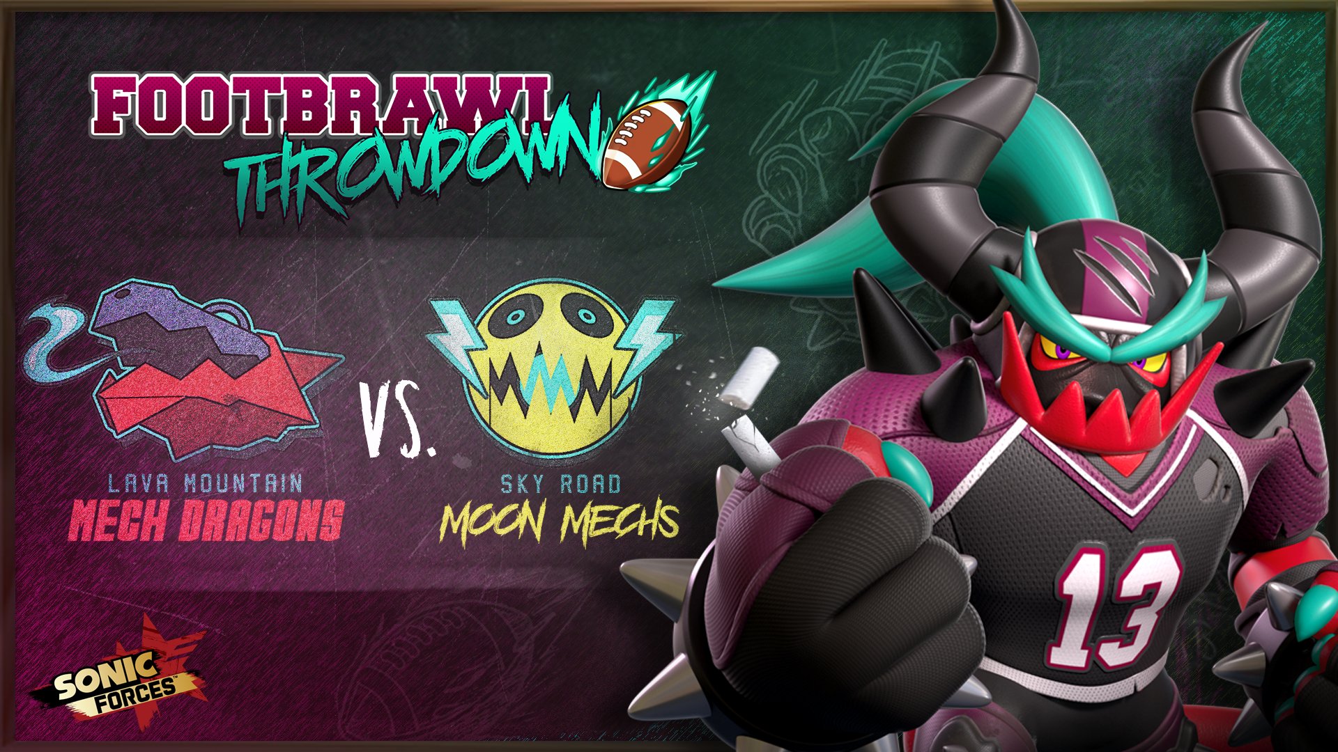 QUARTERBACK ZAVOK LLEGA A SONIC FORCES: SPEED BATTLE