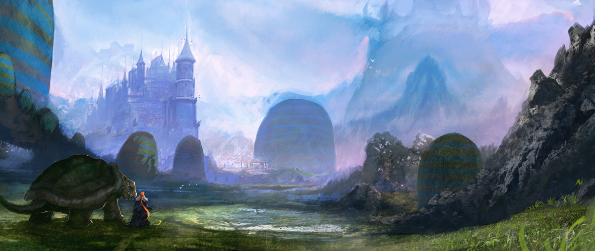 Dave's Illustration and Design Works: Scenery Illustration and Concept Art