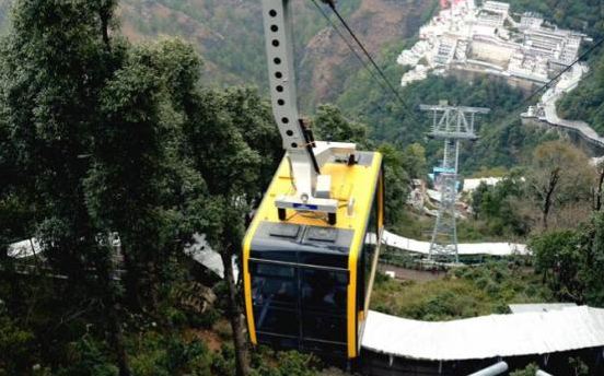 3 Mins Ropeway To Vaishno Devi Temple Opens In Jammu And Kashmir | All ...