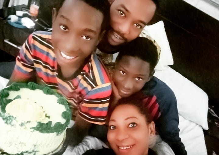 Pictures of Charity Onah and her family