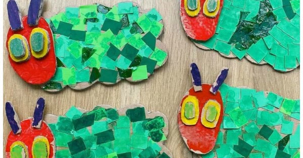 Learning and Exploring Through Play: Very Hungry Caterpillar Craft