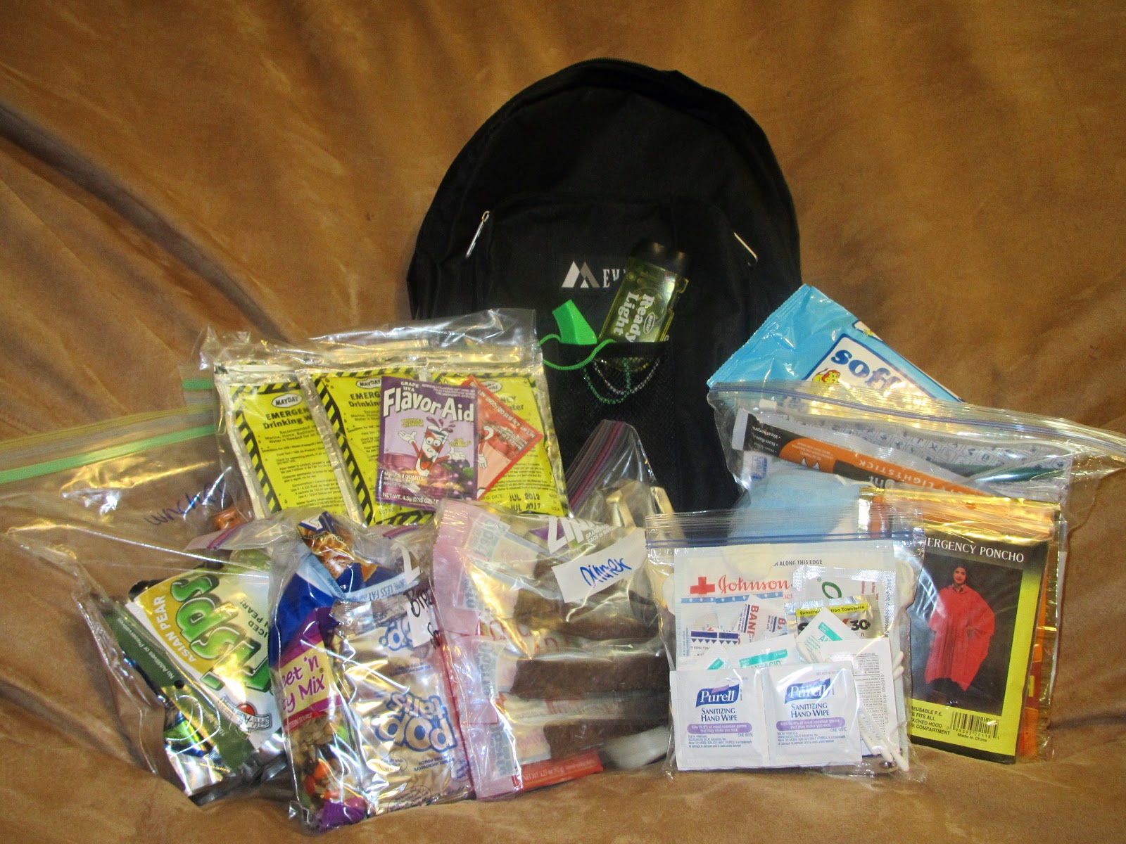 Peace Of Mind Kits: Full 72 Hour Kit