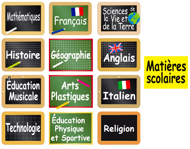 Blog de Français Collège Anna Frank Pistoia: PRIME: Les matières à l'école Blog de Français Collège Anna Frank Pistoia: PRIME: Les matières à l'école