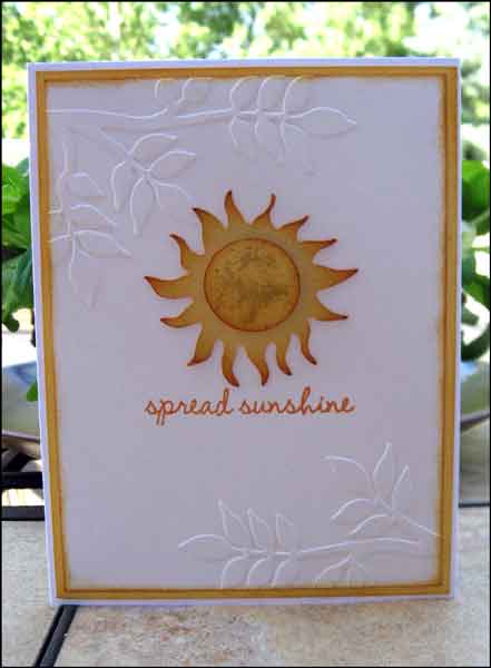 Altered Scrapbooking: Sunshine Card