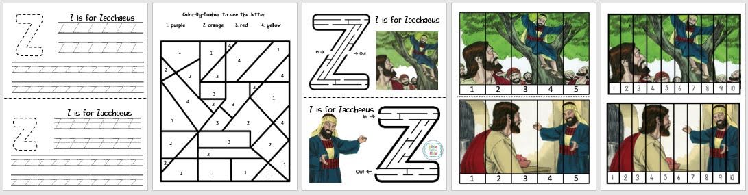 Zacchaeus Meets Jesus | Bible Fun For Kids