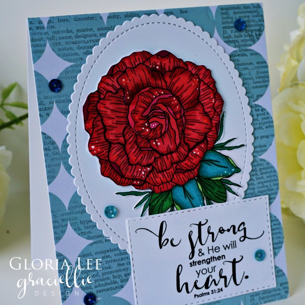 Gloria's craft room: Be strong