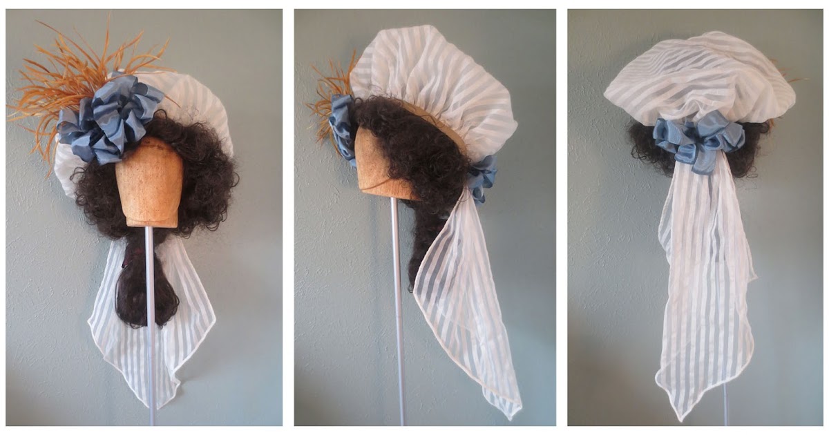 Festive Attyre: Striped mob cap