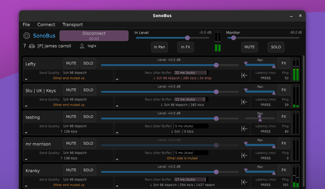 SonoBus Is An Open Source Low Latency Peer-To-Peer Audio Streaming ... SonoBus Is An Open Source Low Latency Peer-To-Peer Audio Streaming ...